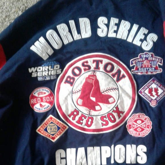 Mbl | Jackets & Coats | Boston Red Sox Genuine Patch Jacket Xxxl | Poshmark